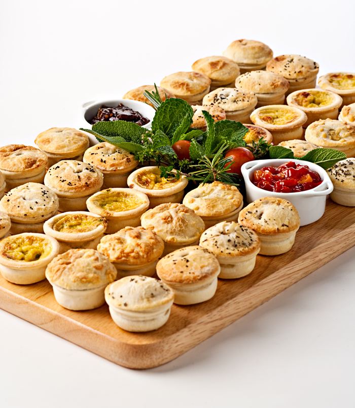 Assorted Petite Savouries Quiche, French Bakery Christchurch NZ.