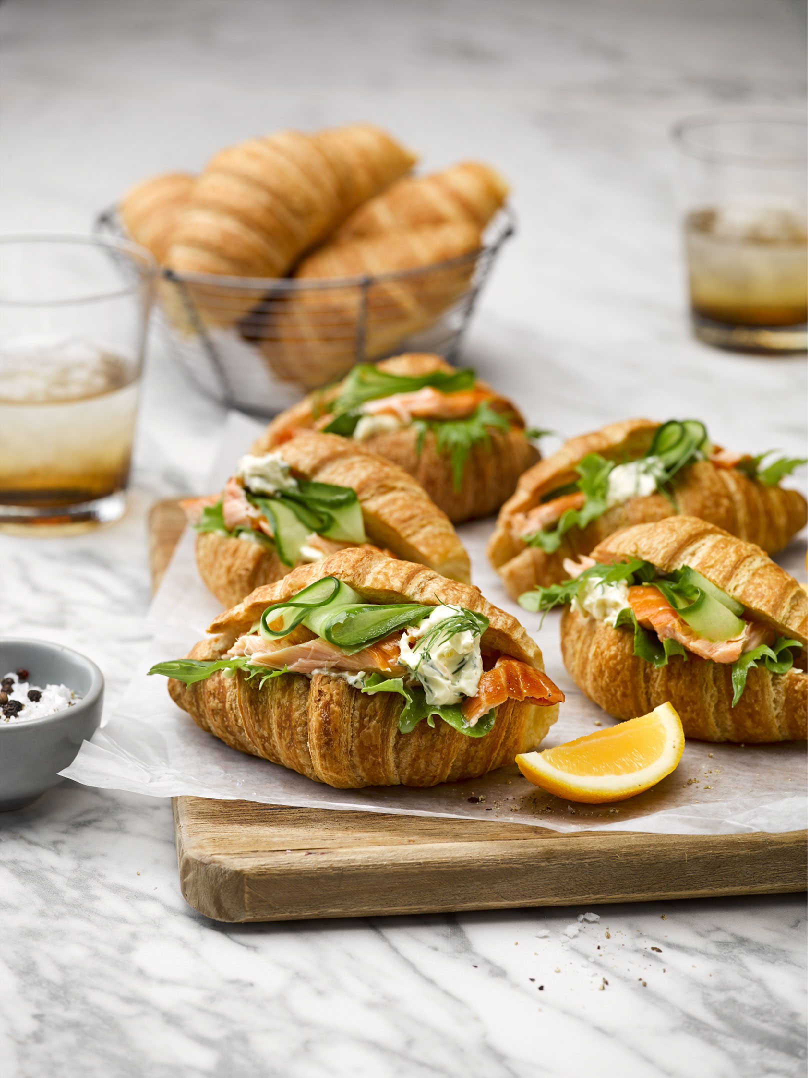 Croissants Mini, Excellent when a smaller serving is required.